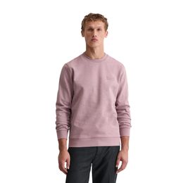 Marc O'Polo Sweatshirt MARC O'POLO "regular fit aus weichem Bio-Baumwoll-Sweat", Herren, Gr. S, violet mauve, Sweatware, Obermaterial: 100% Baumwolle, regular fit normal, Rundhals, B&uuml;ndchen, Sweatshirts Sweatshirt, angenehm weich gebrushte Innenseite
