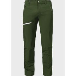 Sch&ouml;ffel Outdoorhose SCH&Ouml;FFEL "Pants Folkstone Warm M", Herren, Gr. 46, Normalgr&ouml;&szlig;en, gr&uuml;n (6004, gr&uuml;n), Oberstoff: 56% Nylon, 34% Polyester, 10% Elasthan, Hosen Outdoorhose