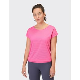 Funktionsshirt Venice Beach "T-SHIRT RYAH", Damen, Gr. XL (44), tourmaline pink, Obermaterial: 92% Polyester, 8% Elasthan, Shirts Funktionsshirt
