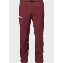 Sch&ouml;ffel Outdoorhose SCH&Ouml;FFEL "Softshell Pants Rinnen M", Herren, Gr. 48, Normalgr&ouml;&szlig;en, rot (2965, rot), 88%Nylon 12%Elasthan, Hosen Outdoorhose