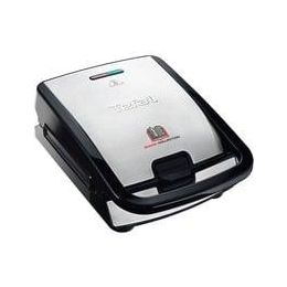 Tefal Snack Collection SW852D, Sandwichmaker silber/schwarz, 700 Watt, mit 2 Platten-Sets