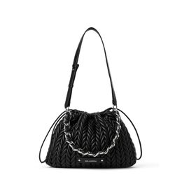 K by KARL LAGERFELD Karl Lagerfeld Schultertasche 'Weave' Damen Gr&ouml;&szlig;e One Size schwarz