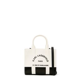 K by KARL LAGERFELD Karl Lagerfeld Handtasche 'RUE ST-GUILLAUME' Damen Gr&ouml;&szlig;e One Size creme / schwarz