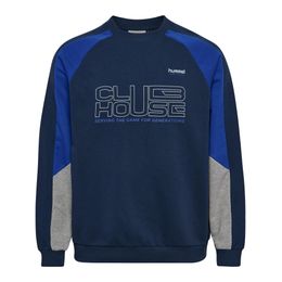 Hummel Sweatshirt Herren Gr&ouml;&szlig;e S enzian / dunkelblau / grau