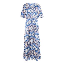 B.Young Kleid 'Farinya' Damen Gr&ouml;&szlig;e 40/42 creme / enzian / taubenblau / hellbraun Winterkleid