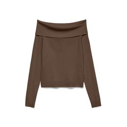 V&eacute;ro Moda Vero Moda Pullover 'VMEris' Damen Gr&ouml;&szlig;e M braun