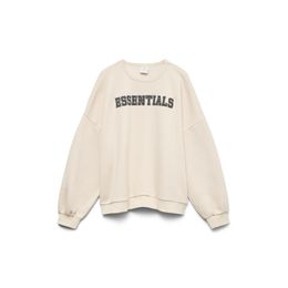 V&eacute;ro Moda Vero Moda Sweatshirt 'VMEline' Damen Gr&ouml;&szlig;e M beige / schwarz