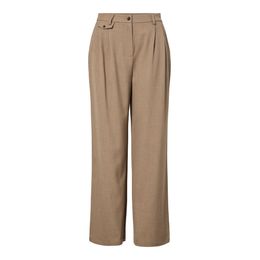 Pieces Bundfaltenhose 'PCBUBBLES' Damen Gr&ouml;&szlig;e 42 hellbraun