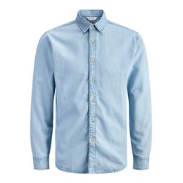 Jack & Jones Plus Jack & Jones Plus Hemd Herren Gr&ouml;&szlig;e 7XL blue denim
