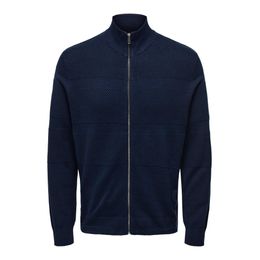 Only & Sons Only & Sons Strickjacke 'ONSMALIK' Herren Gr&ouml;&szlig;e XXL dunkelblau