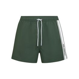 K by KARL LAGERFELD Karl Lagerfeld Boardshorts Herren Gr&ouml;&szlig;e L dunkelgr&uuml;n / schwarz / wei&szlig;