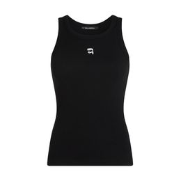 K by KARL LAGERFELD Karl Lagerfeld Top Damen Gr&ouml;&szlig;e XS schwarz / wei&szlig;