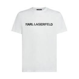 K by KARL LAGERFELD Karl Lagerfeld T-Shirt Herren Gr&ouml;&szlig;e XS schwarz / wei&szlig;