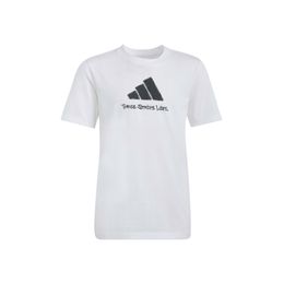 adidas Sportswear Funktionsshirt Jungen Gr&ouml;&szlig;e 140 schwarz / wei&szlig;