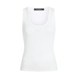 K by KARL LAGERFELD Karl Lagerfeld Top Damen Gr&ouml;&szlig;e XL wei&szlig;