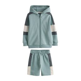 next Set Jungen Gr&ouml;&szlig;e 116 grau / mint / wei&szlig;