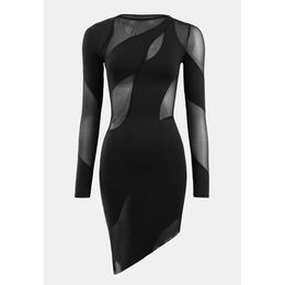 OW Collection Kleid 'Spiral' Damen Gr&ouml;&szlig;e 42 schwarz