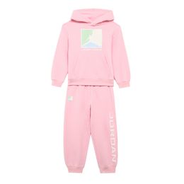 Jordan Jogginganzug 'ESS' Jungen Gr&ouml;&szlig;e 86 hellblau / hellgr&uuml;n / rosa / naturwei&szlig;
