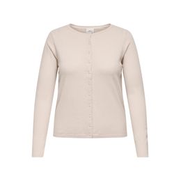 Only Carmakoma Strickjacke 'CARLoyal' Damen Gr&ouml;&szlig;e XXL creme