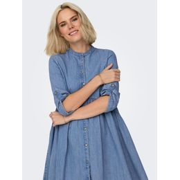 Only Kleid 'Chicago' Damen Gr&ouml;&szlig;e 38 blue denim Winterkleid