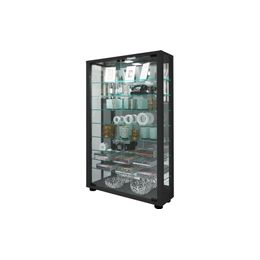 M&ouml;bel Kraft Vitrine schwarz Ma&szlig;e (cm): B: 59 H: 91,3 T: 18.0 &raquo; M&ouml;bel Kraft