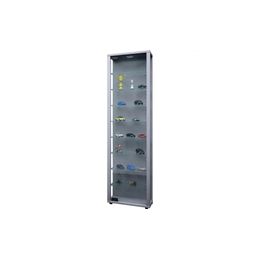 M&ouml;bel Kraft Vitrine silber Ma&szlig;e (cm): B: 33 H: 113 T: 18.0 &raquo; M&ouml;bel Kraft
