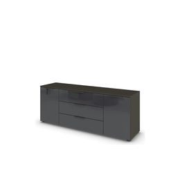 M&ouml;bel Kraft Sideboard Flipp schwarz Ma&szlig;e (cm): B: 160 H: 61 &raquo; M&ouml;bel Kraft
