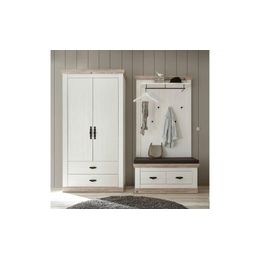 M&ouml;bel Kraft Garderobe wei&szlig; Ma&szlig;e (cm): B: 224 H: 201 T: 45.0 &raquo; M&ouml;bel Kraft