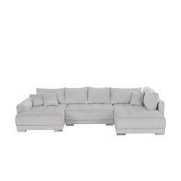 Wohnlandschaft mit Schlaffunktion Lemie grau Ma&szlig;e (cm): B: 356 H: 85 T: 218.0 Sofas > Sofas nach Material > Stoffsofas &raquo; Sofa DE