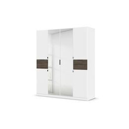 M&ouml;bel Kraft Dreht&uuml;renschrank Thurso wei&szlig; Ma&szlig;e (cm): B: 181 H: 210 &raquo; M&ouml;bel Kraft