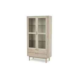 Furnhouse Vitrine holzfarben Ma&szlig;e (cm): B: 100 H: 190 &raquo; M&ouml;bel Kraft