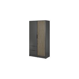 M&ouml;bel Kraft Dreht&uuml;renschrank schwarz Ma&szlig;e (cm): B: 105 H: 200 &raquo; M&ouml;bel Kraft
