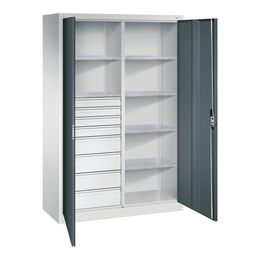 C+P Werkzeugschrank mit Schubladen Acurado, 1950x1200x500mm, 7035/7016 ; C + P M&ouml;belsysteme (8931-305|S10342)