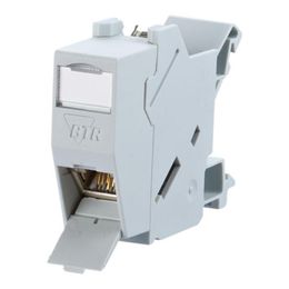BTR NETCOM Hutschienenmodul,Kat.6 1xRJ45,inkl. Modul TN E-DATmod-REG-lgr (1309426003-E-90)