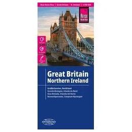 Reise Know-How Landkarte Gro&szlig;britannien 1 : 750 000