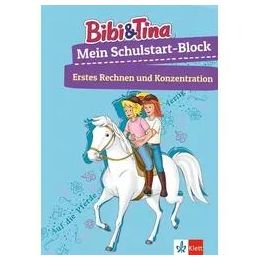 Bibi & Tina Mein Schulstart-Block. Erstes Rechnen und Konzentration ab 5 Jahren