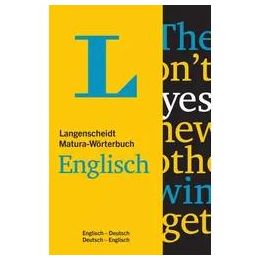 Langenscheidt Matura-W&ouml;rterbuch Englisch - Buch mit W&ouml;rterbuch-App