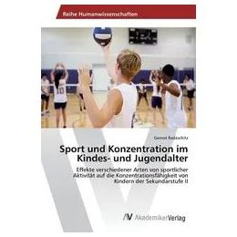 AV Akademikerverlag Sport und Konzentration im Kindes- und Jugendalter