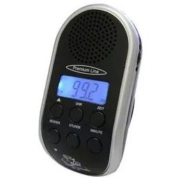 SECURITY PLUS BR 24 Fahrradradio Schwarz, Silber