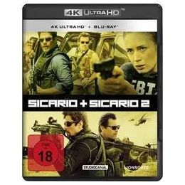 PLAION Sicario 1 & 2 (2 4K Ultra-HD) (+ 2 Blu-ray's)