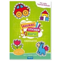 Mein Ausmal Sticker Buch Kindergarten