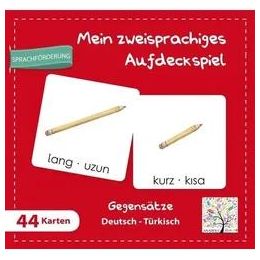 Mein zweisprachiges Aufdeckspiel, Gegens&auml;tze Deutsch-T&uuml;rkisch (Kinderspiel)