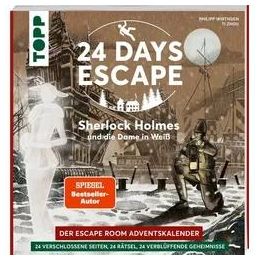 Frechverlag 24 DAYS ESCAPE &ndash; Der Escape Room Adventskalender: Sherlock Holmes und die Dame in Wei&szlig;