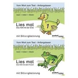 Lies mal - Die Hefte Band 1 und Band 2 im Paket (Ente und Frosch)