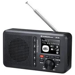 Albrecht DR 86 Tischradio DAB+, UKW wiederaufladbar Schwarz