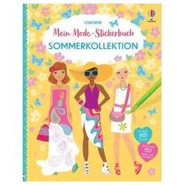 USBORNE Mein Mode-Stickerbuch: Sommerkollektion