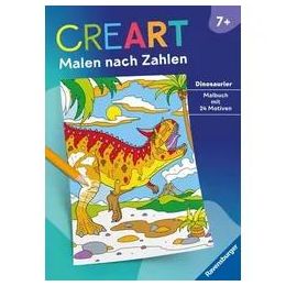 Ravensburger CreArt Malen nach Zahlen ab 7: Dinosaurier