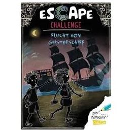 Carlsen Verlag Escape-Buch f&uuml;r Grundschulkinder: Escape Challenge: Flucht vom Geisterschiff