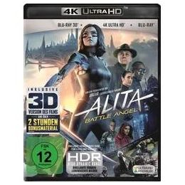 Alita - Battle Angel (4K Ultra HD) (+ Blu-ray 3D) (+ Blu-ray 2D)