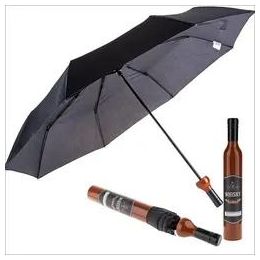 Taschen-Regenschirm, Design Whiskyflasche, L&auml;nge ca. 90 cm
